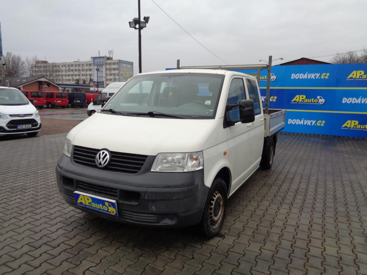Volkswagen Transporter 6MÍST DVOJKABINA VALNÍK 2,5TDI užitkové - užitkové