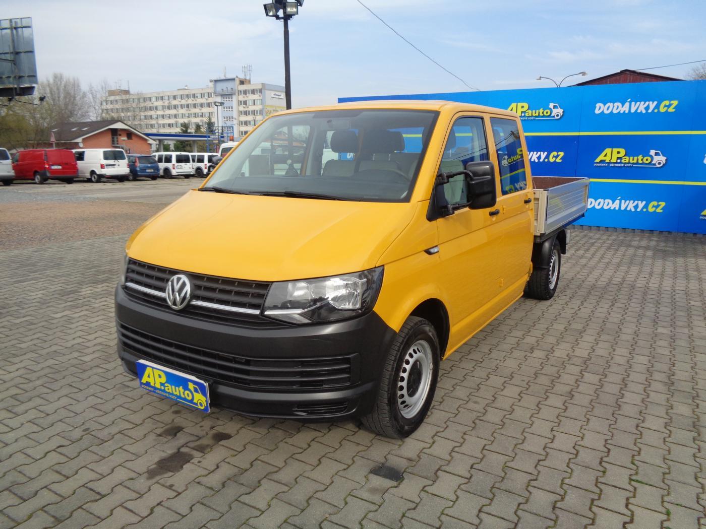 Volkswagen Transporter 6 MÍST DVOJKABINA VALNÍK KLIMA 2.0T užitkové ...