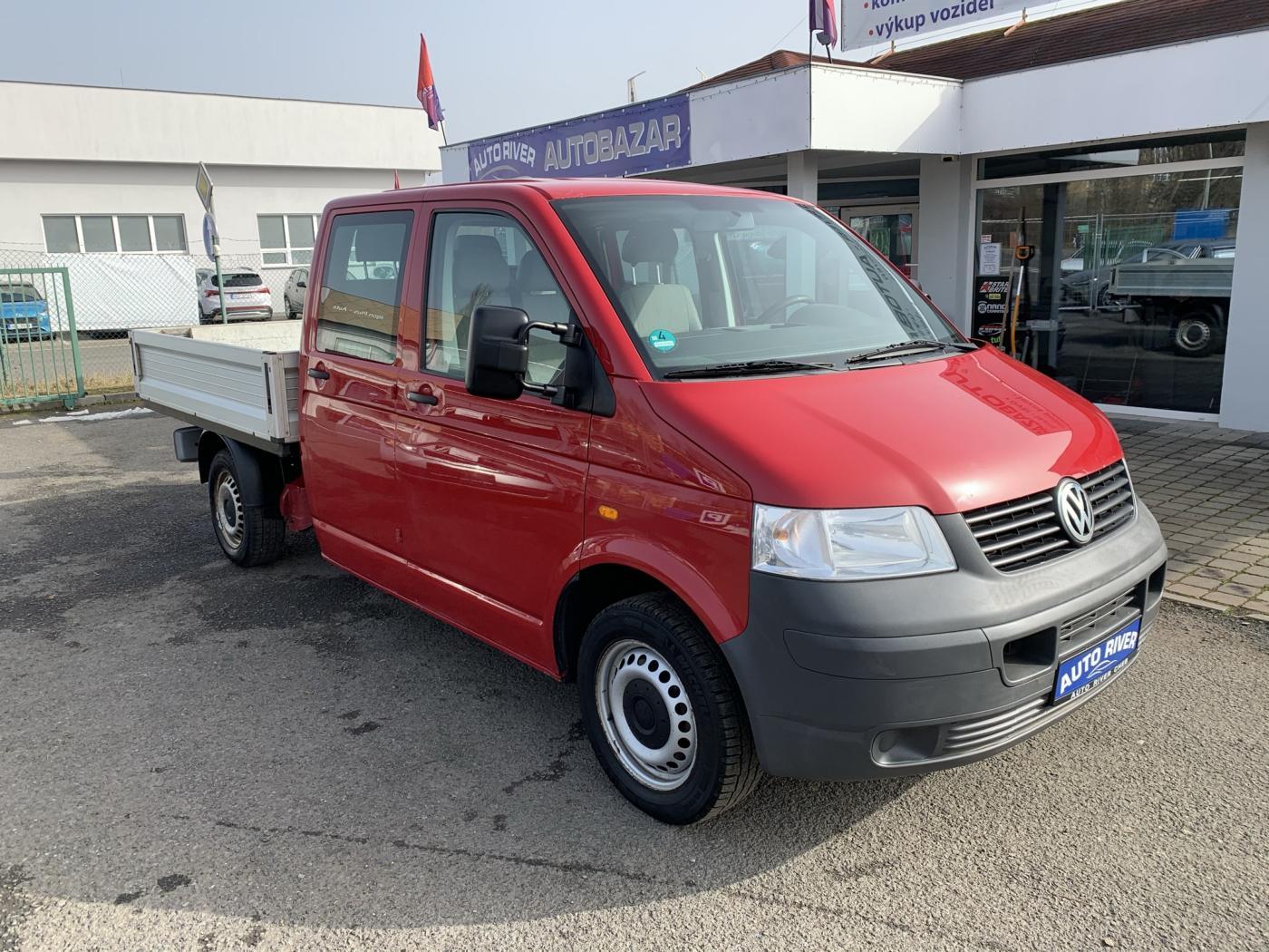Volkswagen Transporter Doka T5 1.9TDI 63kW 6Míst valník - valník