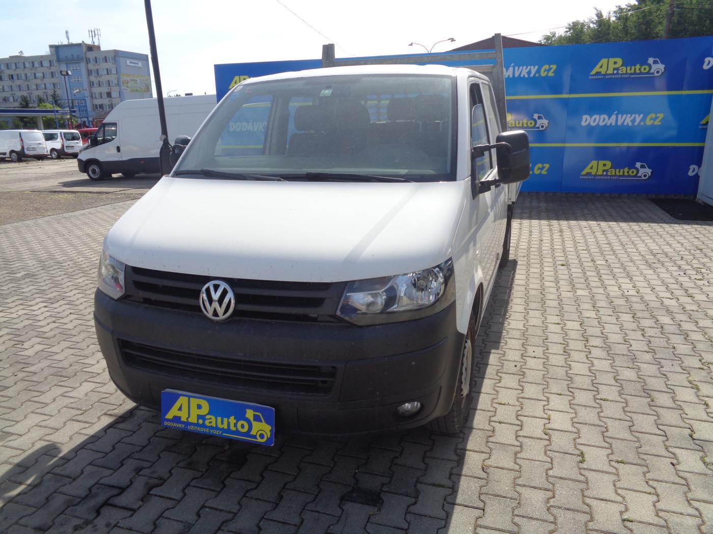 Volkswagen Transporter 6MÍST 2.0TDI DVOJKABINA VALNÍK SERV valník - valník