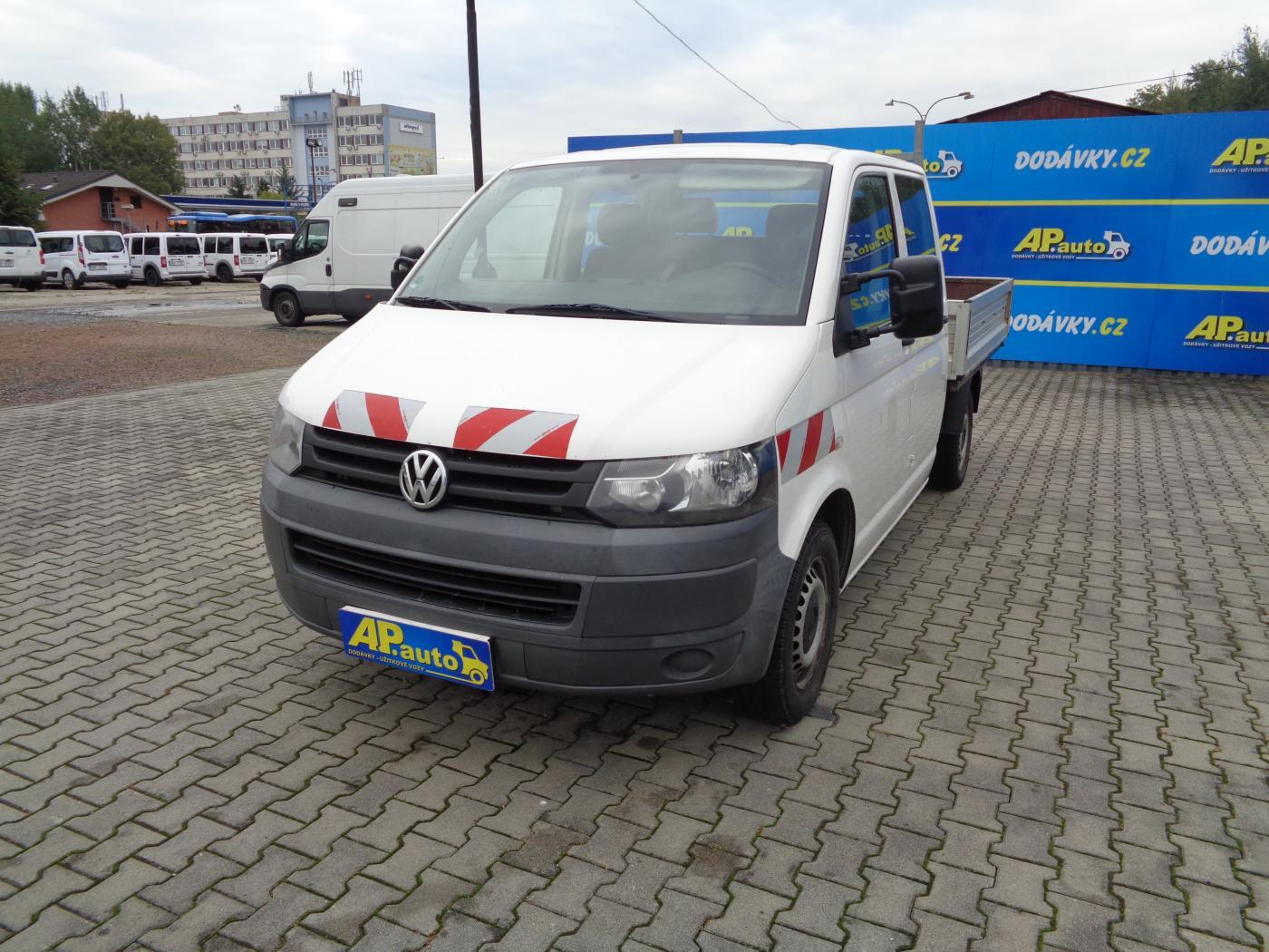 Volkswagen Transporter 2.0TDI DVOJKABINA VALNÍK 6 MÍST valník - valník ...