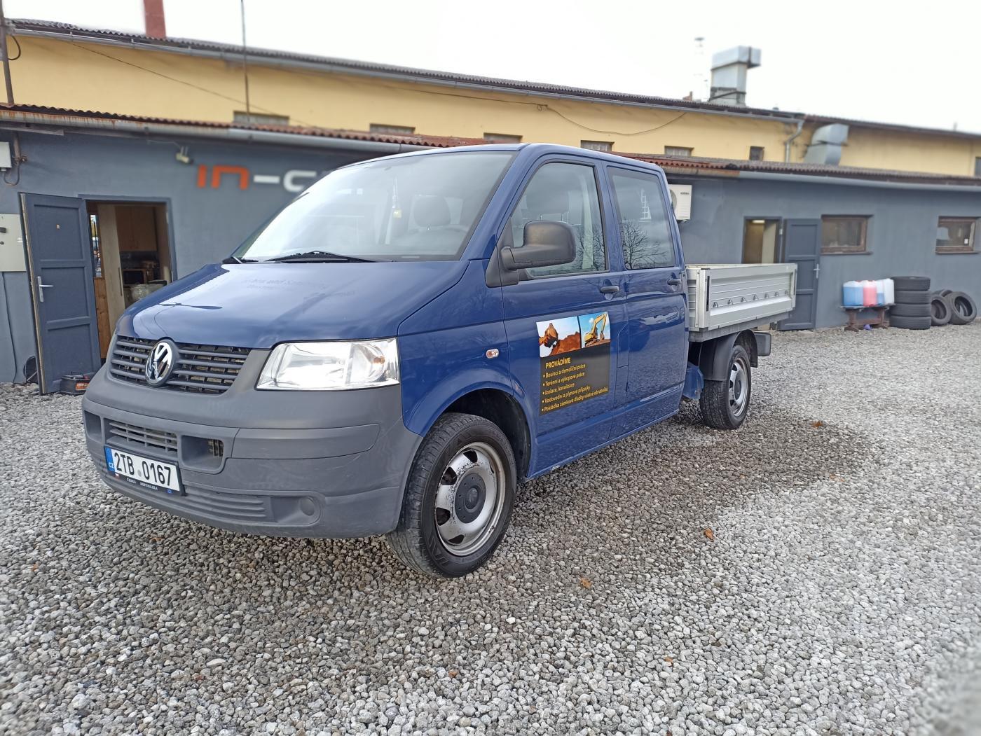 Volkswagen Transporter 2.5TDi96KW,6MÍST,KLIMA,WEBASTO valník - valník